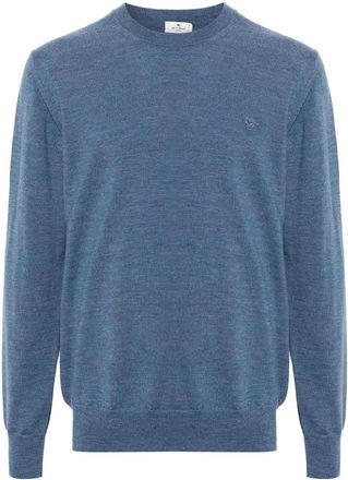 Etro Rundhalspullover - Blau