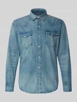 Polo Ralph Lauren Regular Fit Jeanshemd mit Kentkragen Modell Icon