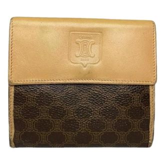 Celine Portefeuille en cuir vintage Pre-owned - Femme - Pre-owned - Brun - Taille: ONE Size