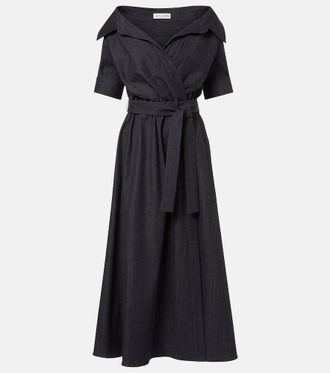 Altuzarra Midikleid Lydia aus Denim