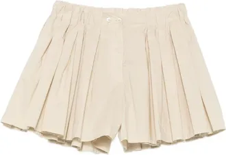 Jucca Femme, Jupes, Beige, Taille: 38 FR Jupe Courte Pliss&eacute;e