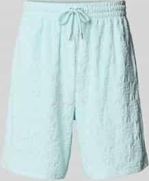 Karl Kani Shorts mit elastischem Bund und Tunnelzug Modell Terry