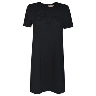 Twinset Femme, Robes, Noir, Taille: 40 FR Short Dress