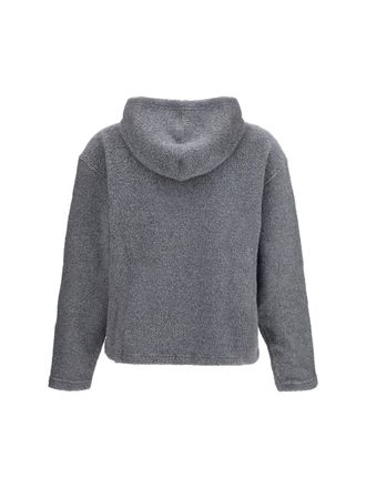 Sunflower Wool Blend Melange Hoodie - Gray