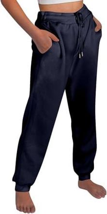 Generic Cihdmfb Pantalon de sport pour femme - Taille &eacute;lastique - Pantalon de jogging avec cordon de serrage - D&eacute;contract&eacute; - Taille haute - Pantalon de surv&ecirc;t