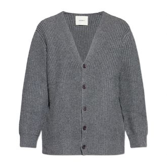Lisa Yang Leander Cardigan - - Knitwear - Herren - Grau - 2XL