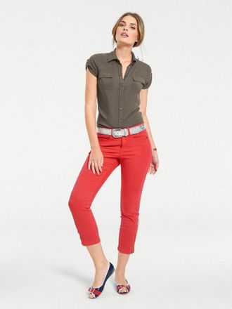 Heine Klassische Bluse Hemdbluse Kurzarm