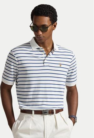Polo Ralph Lauren Poloshirt 710974586500 Wei&szlig; Custom Slim Fit