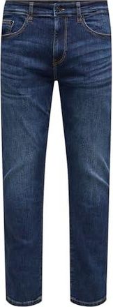 Only & Sons Coupe Regular ONSWEFT Taille Moyenne Regular Fit Jeans Dark Blue Denim 32 34 Dark Blue Denim (US) 32 / L34