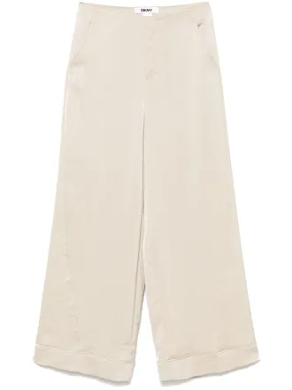 DKNY pantalon à coupe ample - Tons neutres