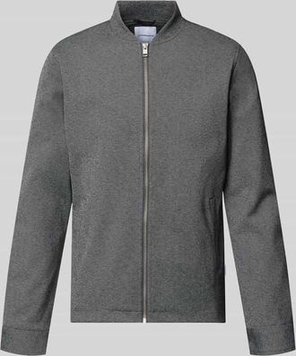 Lindbergh Regular Fit Sweatjacke mit Stehkragen