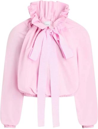 Patou Femme, Blouses et Chemises, Rose, Taille: 38 FR Iconic Volumen Top