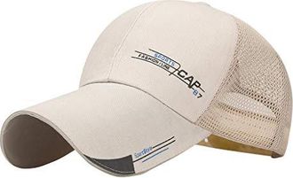 Generic Casquette de baseball pour homme - Noir - R&eacute;glable - Pour lext&eacute;rieur - Pour homme et femme - Sport - Unisexe - Maille - Casquette de camionneur - Bleu