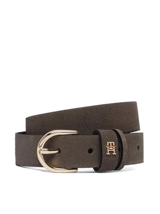 Tommy Hilfiger G&uuml;rtel Essential Effortless 2.5 Suede AW0AW19793 Braun
