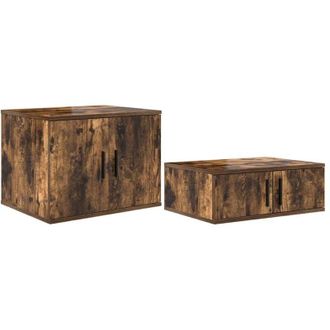 vidaXL Badschrank R&auml;uchereiche 103 x 41 x 40 cm Holzwerkstoff Vidaxl
