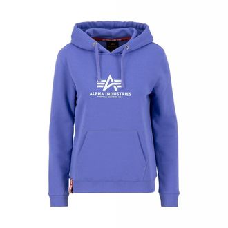 Alpha Industries Alpha Industries Damen New Basic Hoodie Kapuzenpullover, Electric Violet, 42