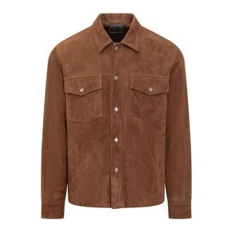 Giocasta 2462Suede Jacke - - Jackets - Herren - Braun - 3XL