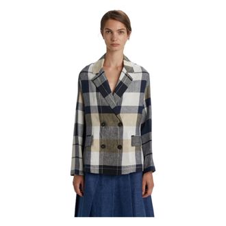PDR Phisique Du Role Femme, Vestes, Multicolore, Taille: 38 FR Blazer Oversize Doppiopetto a Quadri