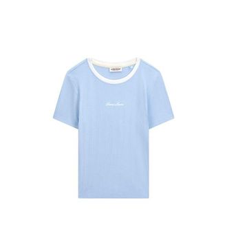 Guess T-shirt broderie logo &agrave; col rond