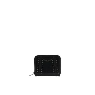 Zadig&Voltaire Mini ZV Vintage Patent Studs Wallet - - Accessories - Damen - Schwarzk - ONE SIZE