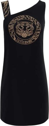Just Cavalli Schwarzes Kurzarmkleid 74Pbo9A5N0197899 - - Dresses - Damen - Schwarzk - M