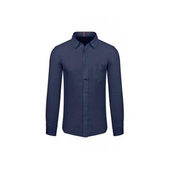 HUGO BOSS Freizeithemd aus Baumwolle mit Stretch und Mikrokaromuster - - Shirts - Herren - Blau - S