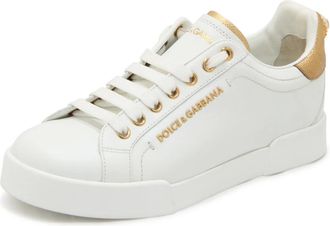 Dolce & Gabbana Femme, Chaussures, Blanc, Taille: 35 EU Portofino Baskets