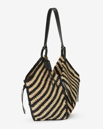 Isabel Marant Sac Tampa - Femme - Noir Et Naturel - Isabel Marant