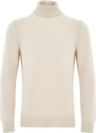 Gran Sasso Homme, Pulls, Beige, Taille: 3XL Maglione Dolcevita