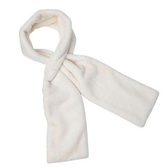 Generic &Eacute;charpe de poche &agrave; fermeture &eacute;clair - Cache-cou thermique, accessoire de mode de rangement cach&eacute;, design ch&acirc;le dhiver en peluche, sac de transport s&eacute;c