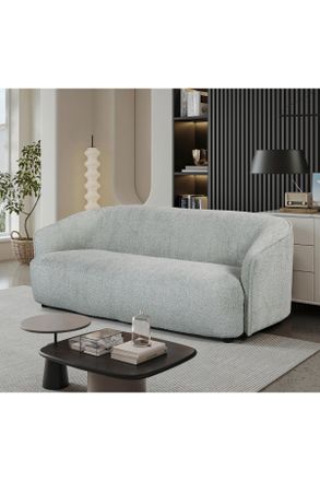 MID.YOU Mid.you 3-Sitzer-Sofa, Mintgr&uuml;n, Textil, 197x69x92 cm, Wohnzimmer, Sofas & Couches, Sofas, 3-Sitzer Sofas