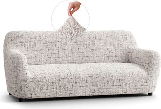 Paulato by GA.I.CO. PAULATO - Sofabezug 3 Sitzer Stretch Mikrofaser, kratzfestes Gewebe, maschinenwaschbar, WavyTech-Technologie und Oeko-TEX-Zertifizierung - Kollektion 