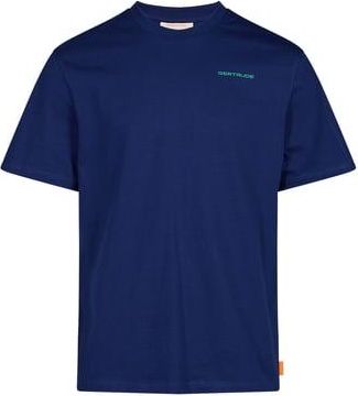 Gertrude T-shirt Leongeo droit col rond imprim&eacute; en coton