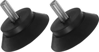 Soimiss 2 St&uuml;ck rutschfeste Anti Vibrations Fitnessmatten f&uuml;r Laufband Heimtrainer und Fahrradergometer Sch&uuml;tzende Bodenpolster f&uuml;r Fitnessger&auml;te Ger&auml;uschd&auml;mp