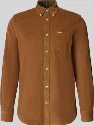 Barbour Tailored Fit Cordhemd mit Brusttasche