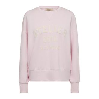 Mos Mosh MMNima O-LSSweatshirt - - Sweatshirts & Hoodies - Damen - Rosa - M