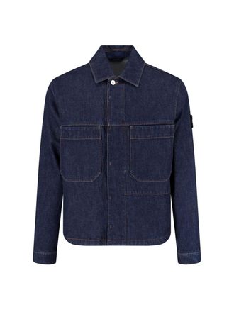 Stone Island Q100027 Indigo Denim-Rinsed Jacket