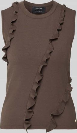 Marc Cain Regular Fit Top aus Viskose-Mix