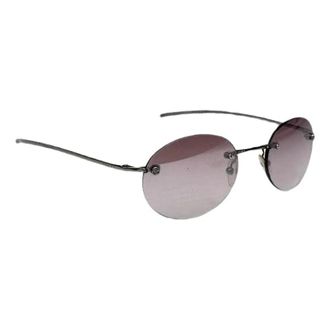 Gucci Pre-owned Vintage Metall Sonnenbrille - - Pre-owned - Damen - Lila - ONE SIZE