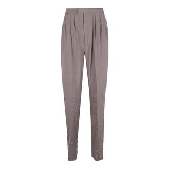 Saint Laurent Straight Hosen - - Trousers - Damen - Grau - L