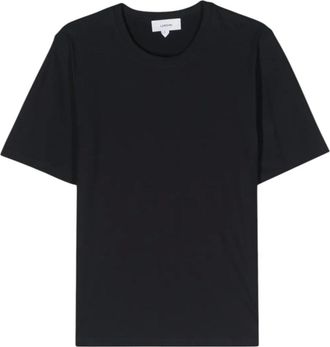 Lardini Homme, Tops, Bleu, Taille: XL T-shirt en coton &agrave; col rond