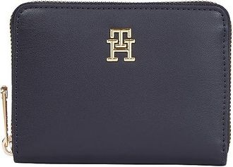 Tommy Hilfiger Femme Portefeuille Iconic Petit, Multicolore (Space Blue), Taille Unique