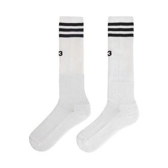 adidas Homme, Sous-v&ecirc;tements, Blanc, Taille: L Stripes High Socks