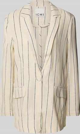 Ichi Leinenblazer mit Knopfverschluss Modell LINNO