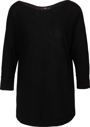 Ivko Unifarbener Pullover, Boots-Hals