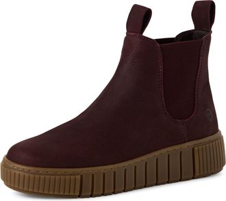 Tamaris Damen Stiefel Leder rot 40