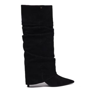 Baldinini Bottine &agrave; talon aiguille et bout pointu - Femme - Chaussures - Noir - Taille: 41 EU