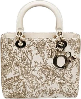 Dior Pre-owned Lady Satchel - - Pre-owned - Damen - Wei&szlig; - ONE SIZE