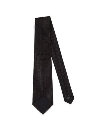 Givenchy Mens Black Silk Tie