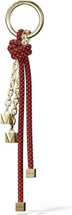 Michael Kors SPECKLED CORD CHARM CRIMSON One Size